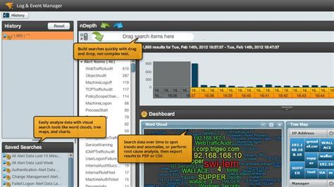 siem log management and log analyzer software solarwinds event