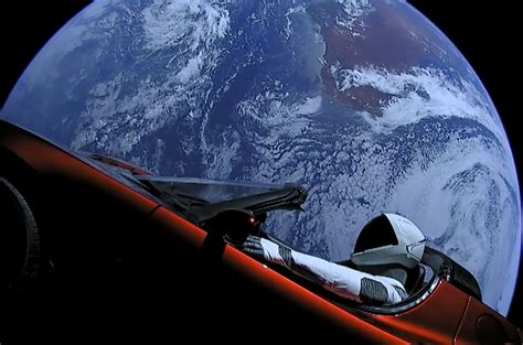 A Year After Spacexs 1st Falcon Heavy Launch Starman And A Tesla