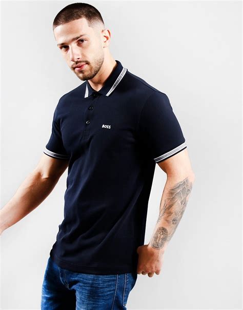 Boss Paddy Polo Shirt 402 Dark Blue Terraces Menswear