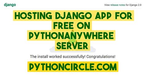 how to host django app on pythonanywhere for free