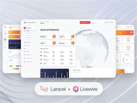 laravel livewire soft ui free product
