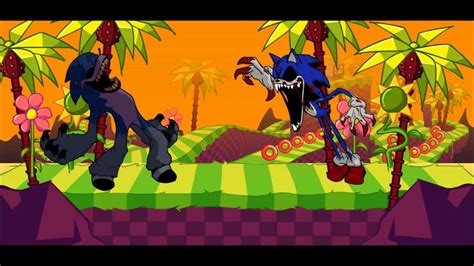 Fnf Vs Sonic Exe Manual Blast But Hog Scorched Vs Faker Exe Youtube