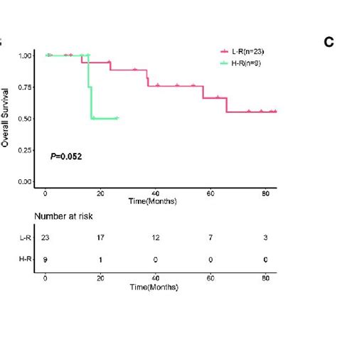Os In Different Risk Groups According To The Novel Scoring Model A