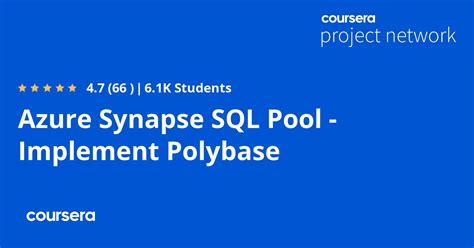 project azure synapse sql pool implement polybase [2 hrs] coursera