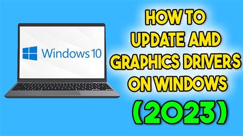 How To Update Amd Graphics Drivers On Windows 2023 Youtube