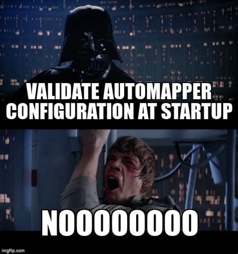meme overflow on twitter validate automapper configuration at startup