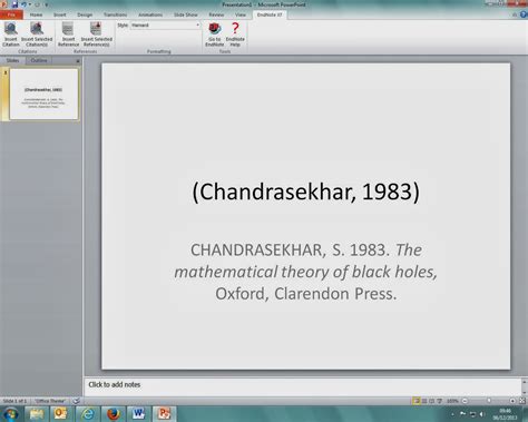 Inserting Citations And References Into Powerpoint With Endnote