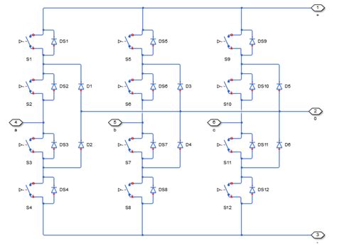 twelve pulse three phase three level neutral point clamped controlled