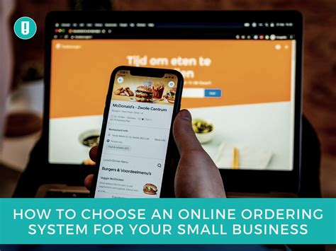 how to choose an online ordering system for your small business