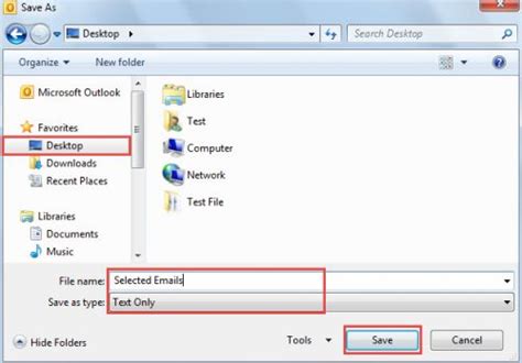how to batch export multiple selected outlook emails to a text excel