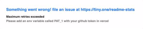 something went wrong maximum retries exceeded · issue 2474