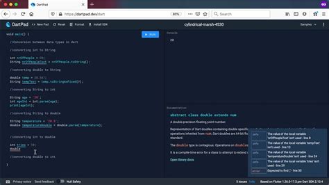 dart basics conversion between different data types in dart youtube