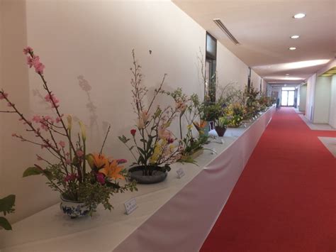 南アルプス市、〜白根地区市民文化祭〜 華道展 活動報告