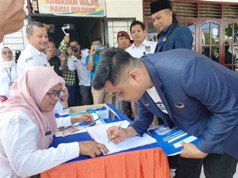 Jadi Partai Pertama Nasdem Madina Daftarkan Bacaleg Ke Kpu