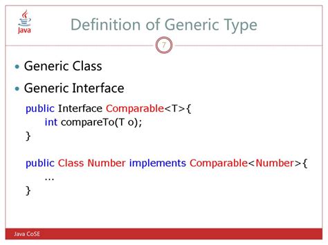Ppt Chapter 6 Java Generic Type Powerpoint Presentation Free