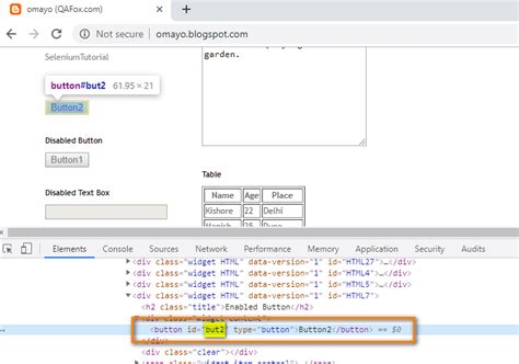 selenium ide locating strategy qafox