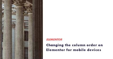 how to split a column in elementor themewaves