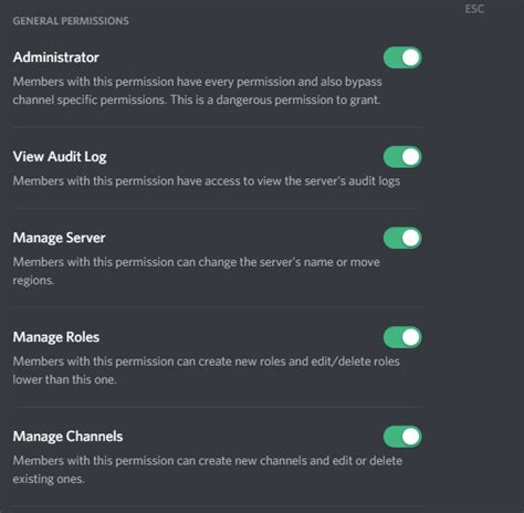 discord discordjs role set returns api error missing permissions