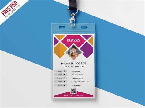 Ukuran Id Card Karyawan Lengkap Contoh Desain Id Card Yang Keren Dan