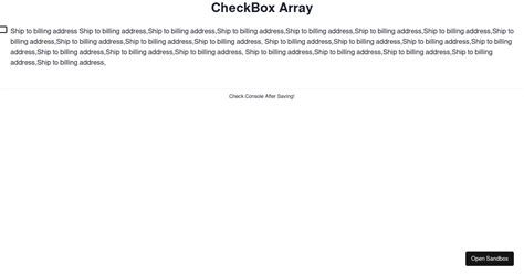 chakra ui checkboxes react hook form forked codesandbox