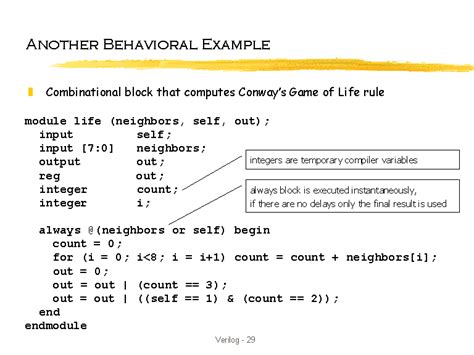 another behavioral example