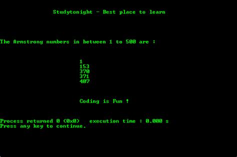 program to find armstrong number in c c programs