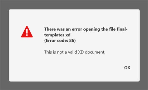 solved unable to open the local file in xd getting error adobe