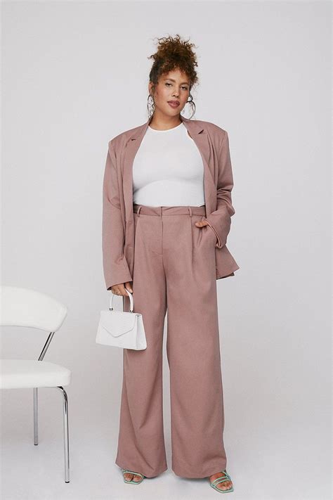 Plus Size Wide Leg Suit Pants Wide Leg Pants Outfit Wide Leg Pants