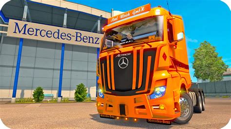 Mercedes Mega Mod Tuning Ets2 Euro Truck Simulator 2 Youtube