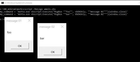 show a popup message box from txt file content using mshta vbscript