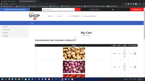 online grocery store project in php mysql with source code projectworlds