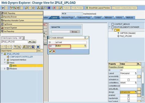 upload and download files in webdynpro abap web dynpro abap scn wiki