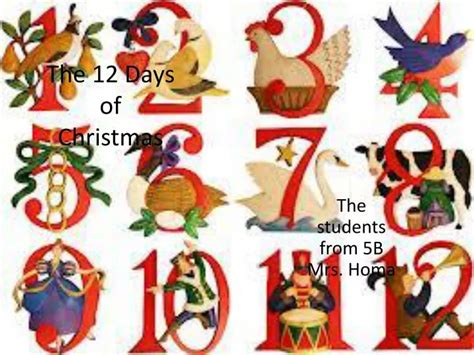 Ppt The 12 Days Of Christmas Powerpoint Presentation Free Download