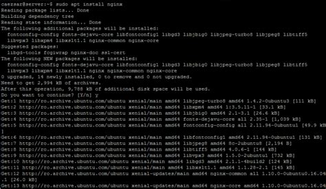 how to install nginx mariadb 10 php 7 lemp stack in 16
