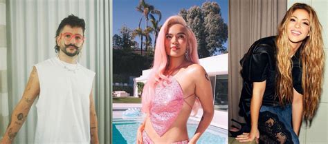 Camilo Karol G Y Shakira Artistas Más Nominados En Premios Latin