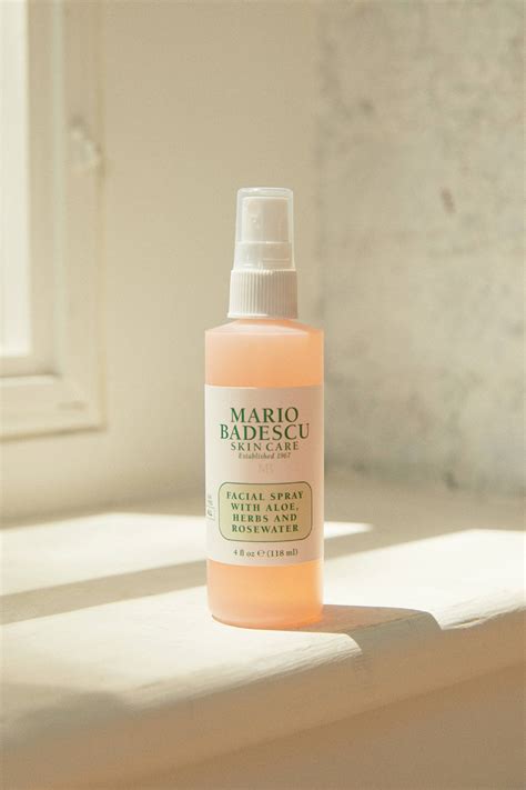 Mario Badescu Facial Spray With Aloe Herbs And Rosewater 4 Oz Mario