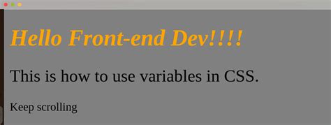 comment utiliser des variables dans css et rationaliser votre style
