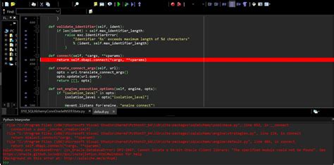 pythonでsqlalchemyを使ってoracledbに接続する際に遭遇したエラーとその対処方法