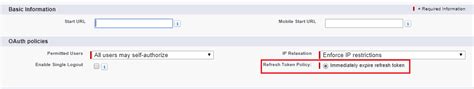 salesforce oauth refresh token salesforce