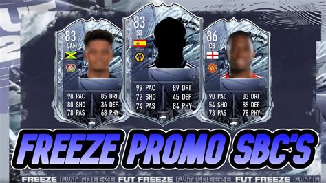 Fut Freeze Promo Sbc Predictions Fifa 21 Ultimate Team Youtube