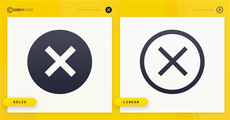 x circle icon · svg png javascript and webfont · coreui icons