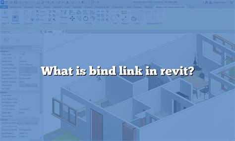 what is bind link in revit [answer] 2022