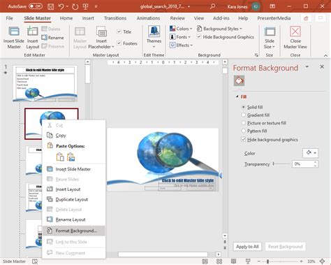 how to remove elements from powerpoint templates
