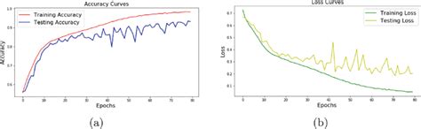 a accuracy graph b loss graph download scientific diagram