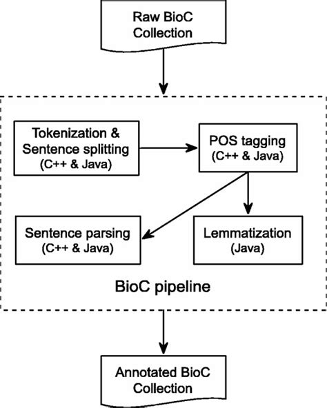 bioc text preprocessing pipeline all components are available in both