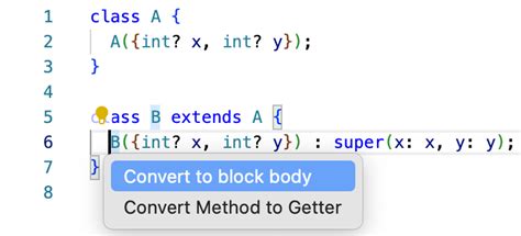 convert method getter and getter method show up in invalid places