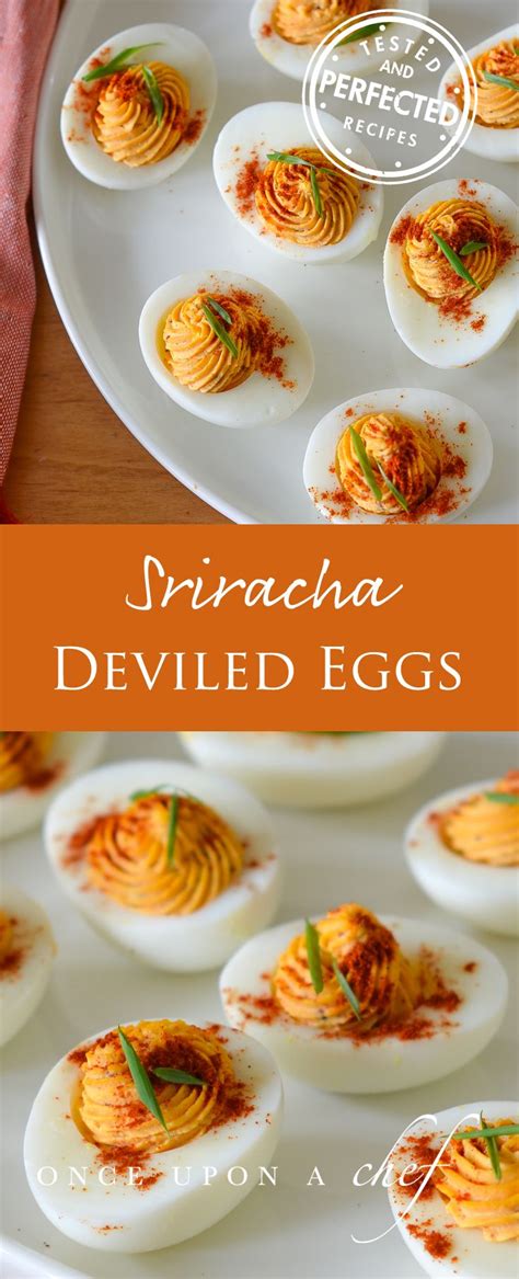 Sriracha Deviled Eggs Once Upon A Chef Recipe Sriracha Deviled