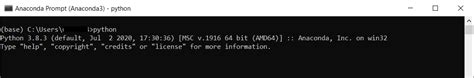 python command prompt very slow to appear anaconda
