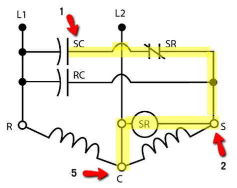 Single Phasepressor Wiring Diagram With Relay