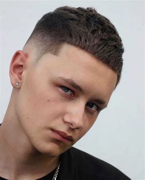 Caesar Haircut 25 Fade Light And Dark Caesar Hairstyle Ideas